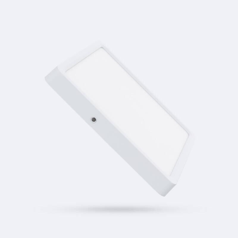 Downlight LED Quadrado SuperSlim 3CCT Selecionável 9-12-18W com Sensor de movimento e ...