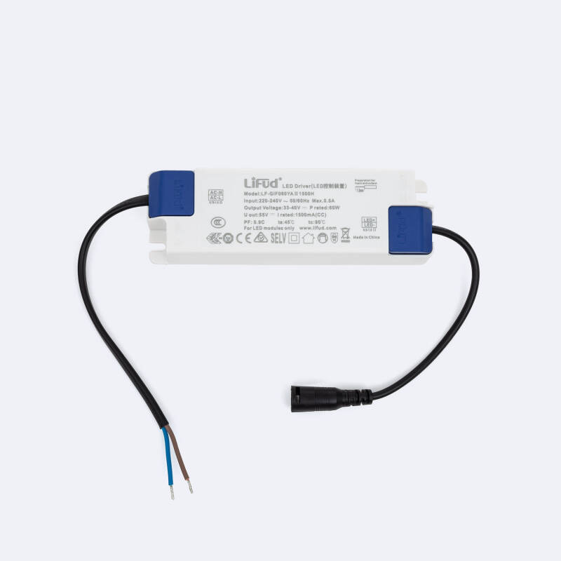 Driver LIFUD 220-240V Saída 33- 40V 1500mA 60W LF-GIF060Y(H) - efectoLED
