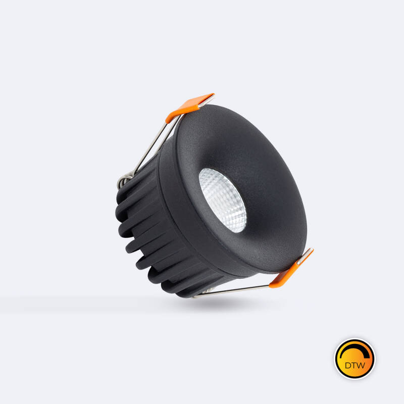 Foco Downlight LED 4W Circular Mini UGR11 Regulável Dim To Warm Corte ...