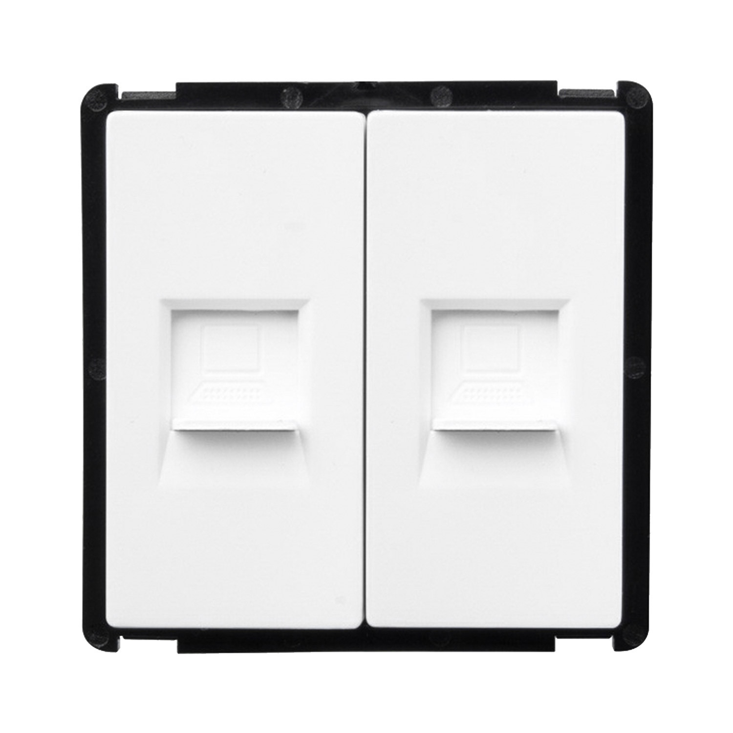 Ledkia Módulo Toma Doble RJ45 Internet Modern | Miravia