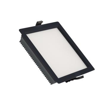 Downlight LED 25W SAMSUNG New Aero Slim Quadrado 130 lm/W Microprimático (URG17) LIFUD Preto ...