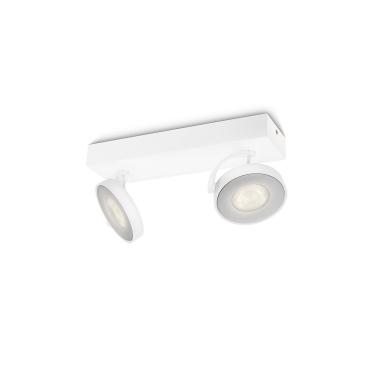 Lámpara de Techo LED Regulable 2x4.5W PHILIPS Clockwork - efectoLED