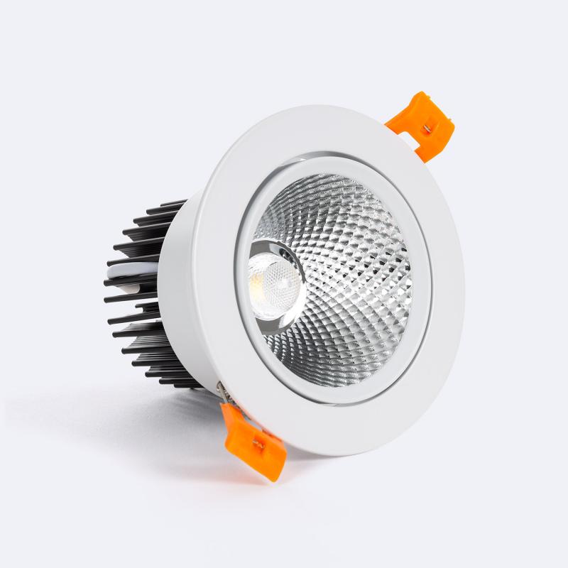 Downlight LED 12W Circular Regulável Escuro a Quente Corte Ø90 mm - efectoLED